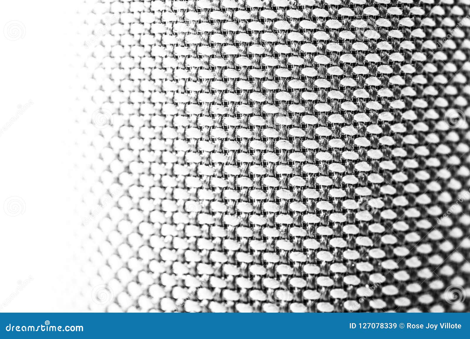 Macro of Black and White Type of Cloth Texture Stock Image - Image of ...