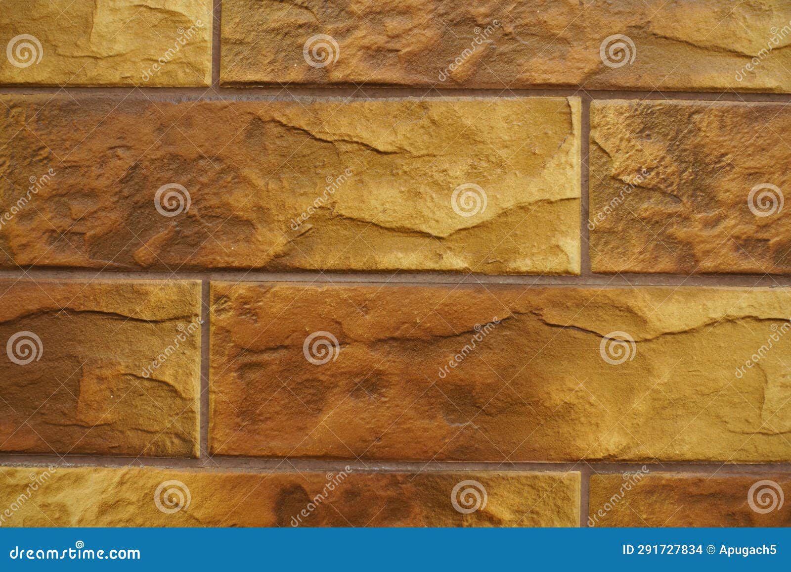 Macro of Brick-like Brown Embossed Ceramic Tiles Siding Stock Photo ...