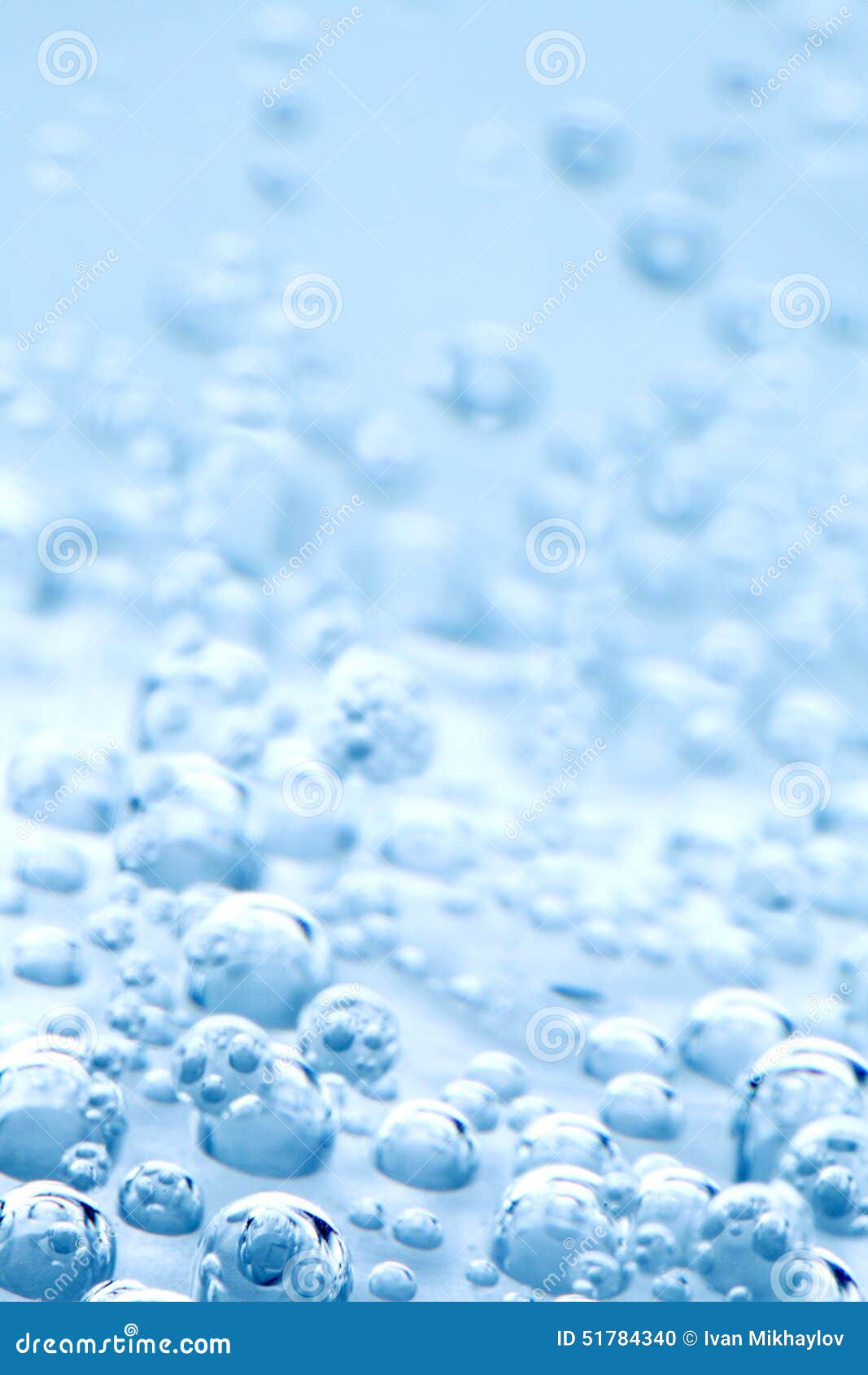 Macro bubbles of water stock photo. Image of drink, background - 51784340