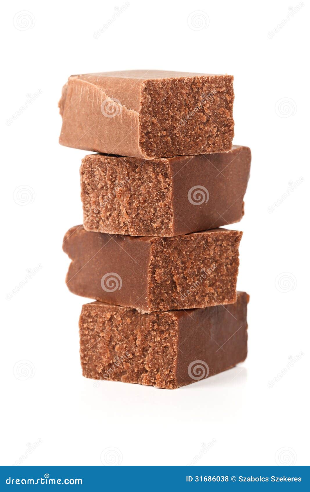 Macro of chocolate bars stock photo. Image of pile, piece - 31686038