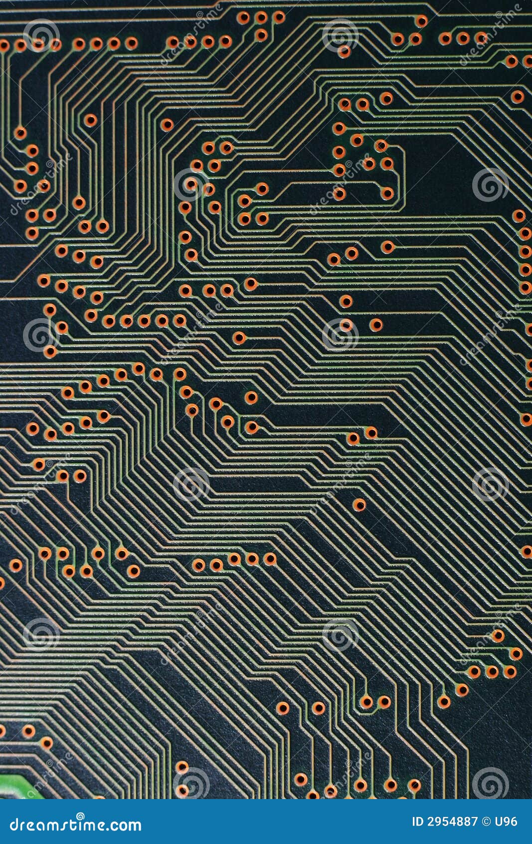 Macro of a circuit board stock image. Image of capacitor - 2954887
