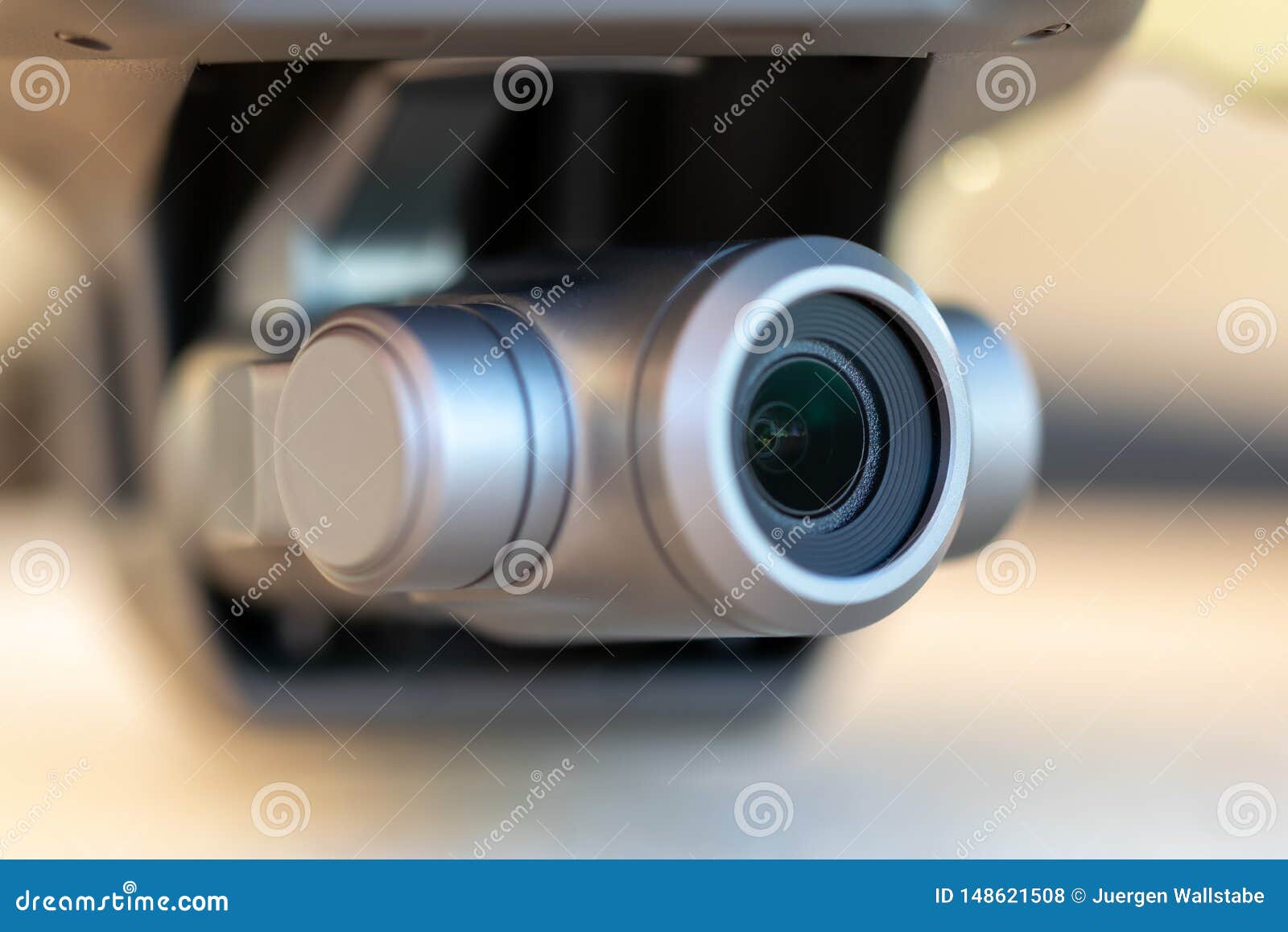 Macro Close-up of a 3 Axis Electronic Stabilized Digital Camera Gimbal ...