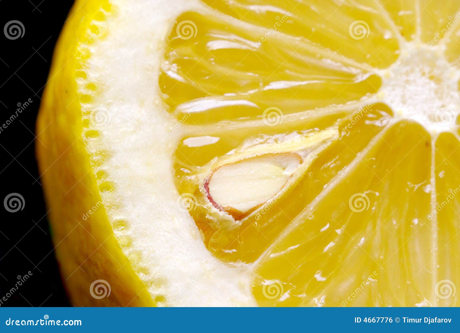 Macro Close-up of Fresh Cut Lemon Stock Photo - Image of background ...