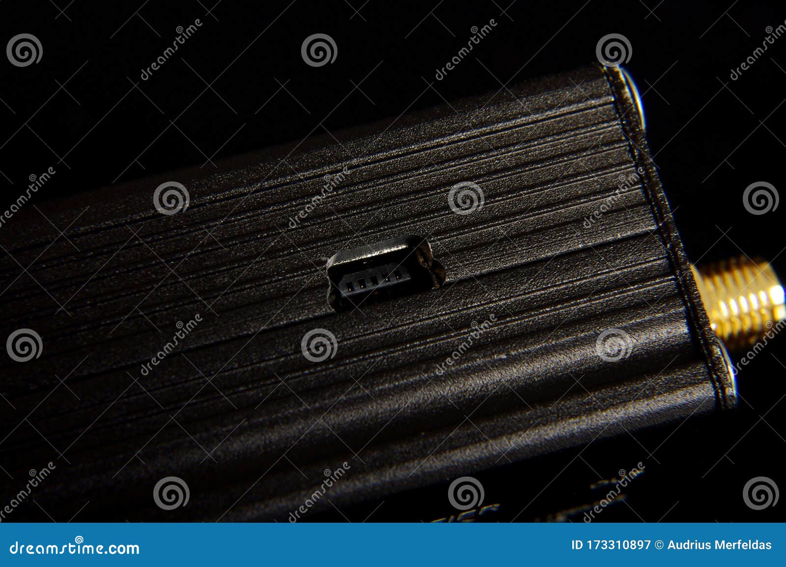 Macro Close Up of Mini USB Connector Stock Image - Image of connector ...