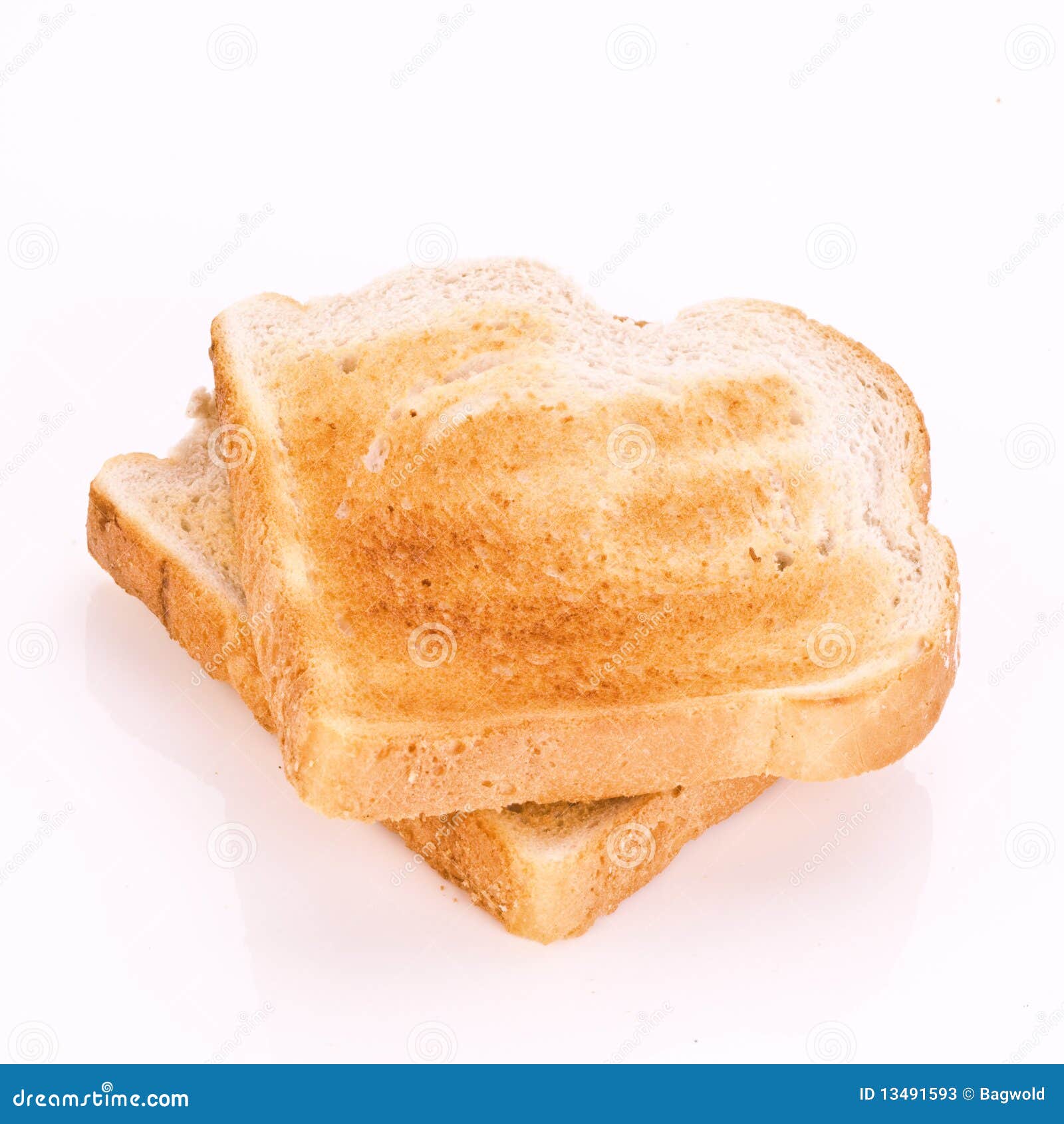 Macro Close-up of a Piece of Toast Stock Image - Image of bakery, piece ...