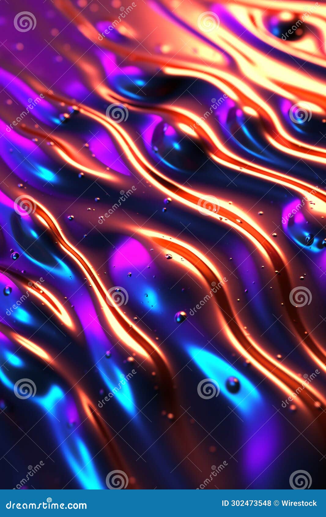 Macro Close-up of Neon Slime Texture, Made with Generative AI Stock ...