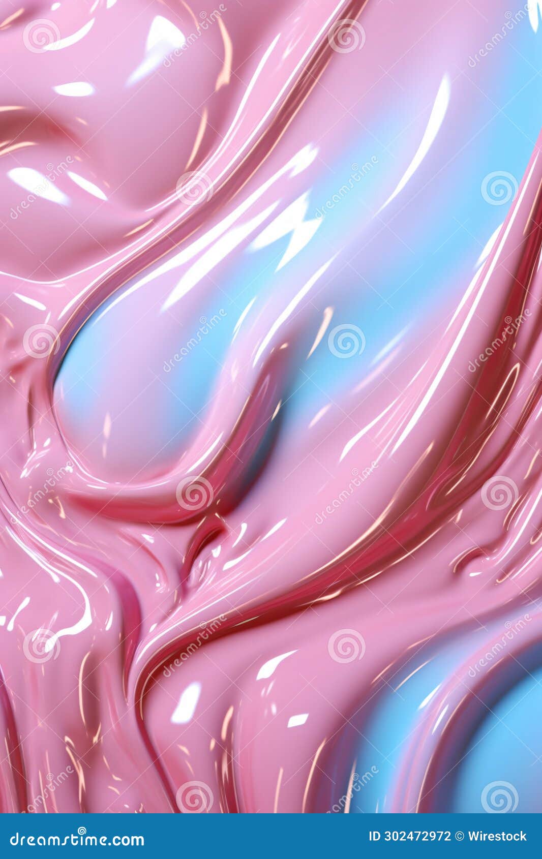 Macro Close-up of Pastel Slime Texture, Made with Generative AI Stock ...
