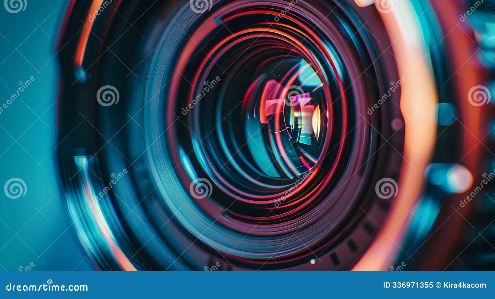 Macro Closeup of Camera Lens Aperture Zoom Background Stock Image ...