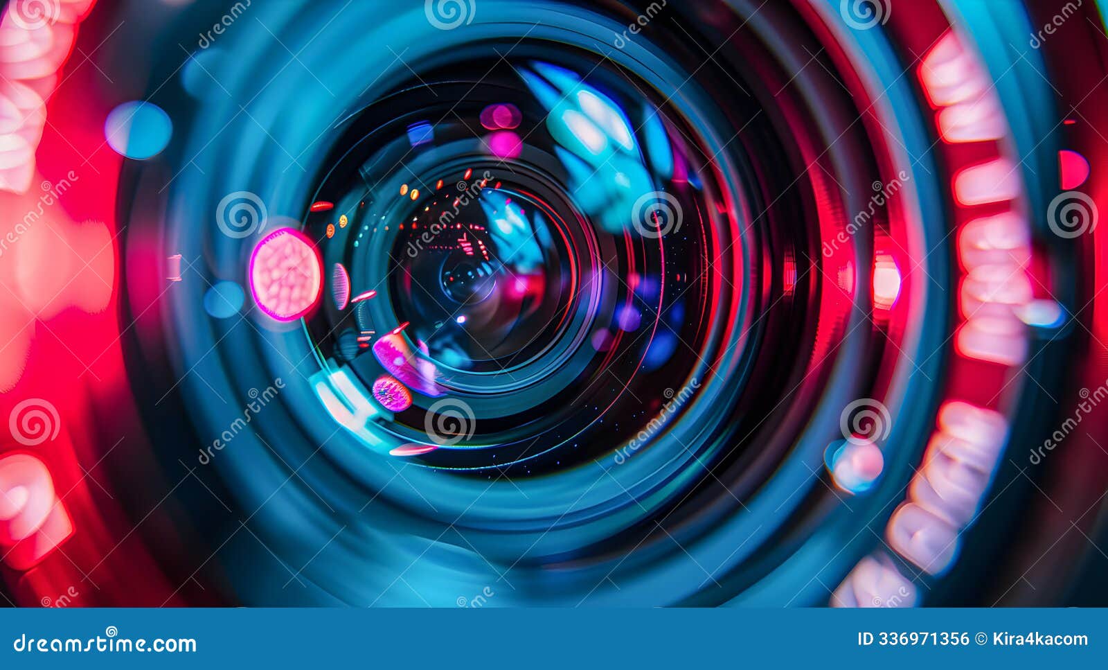 Macro Closeup of Camera Lens Aperture Zoom Background Stock Photo ...