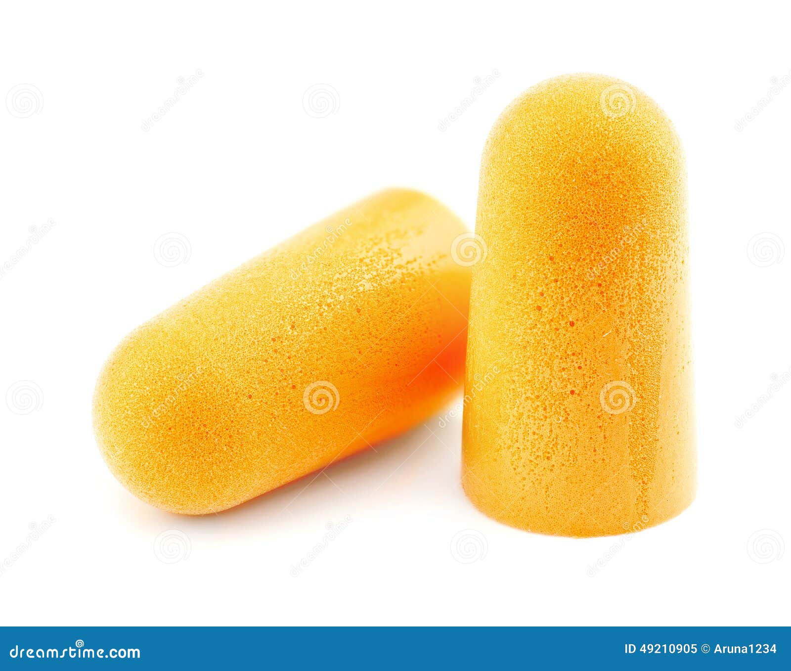 Macro Closeup of Pair of Extra Strong Ear Plugs Stock Image - Image of ...