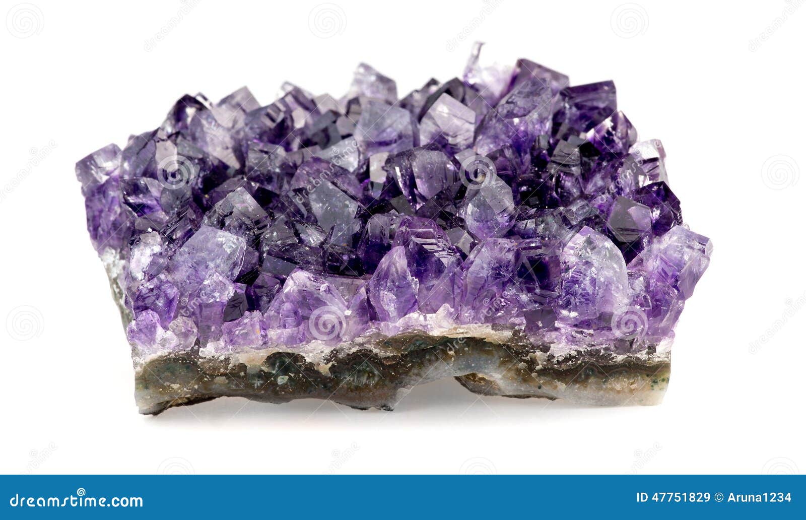 Macro Closeup of Purple Amethyst Geode Stock Image - Image of close ...