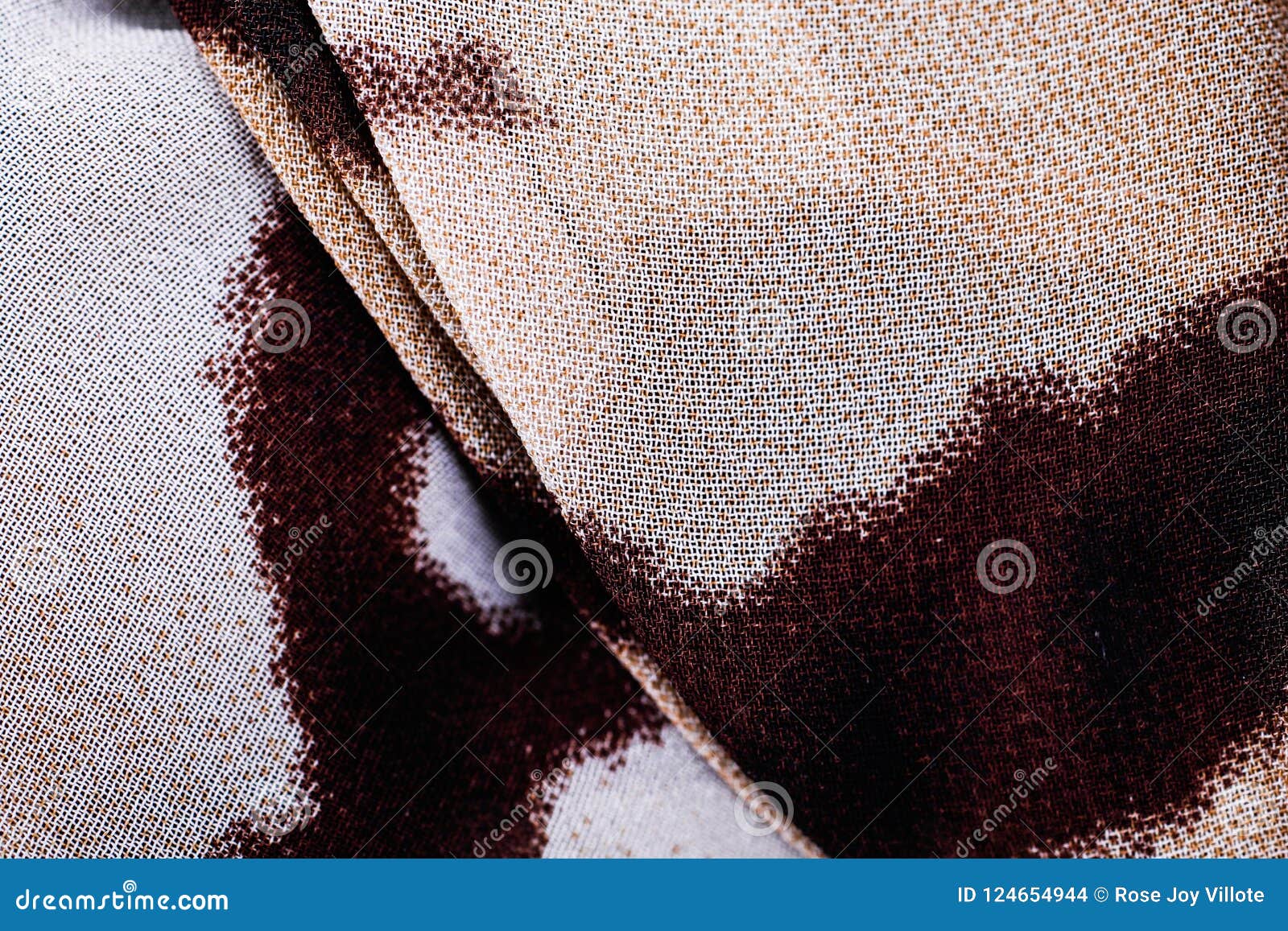 Macro of a Cloth with Brown Print Stock Photo - Image of dalmatian ...