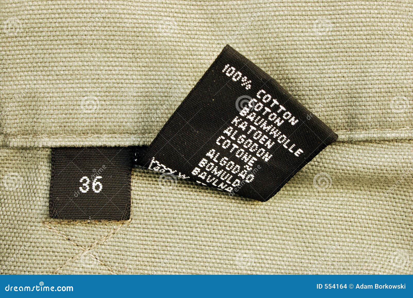 Macro of Clothing - Size 36 Stock Photo - Image of cloth, fabric: 554164