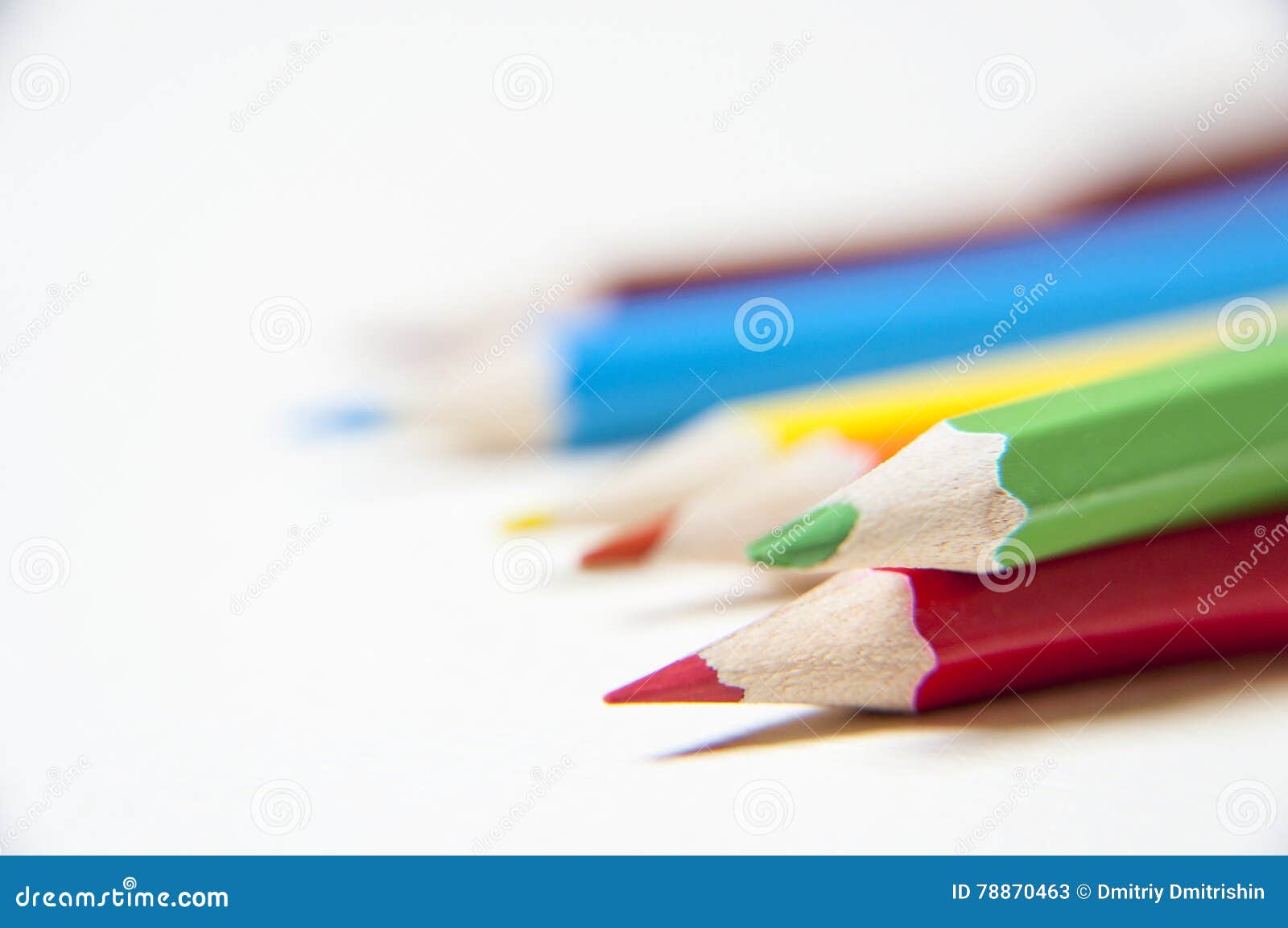 Macro colored pencils stock image. Image of concept, education - 78870463
