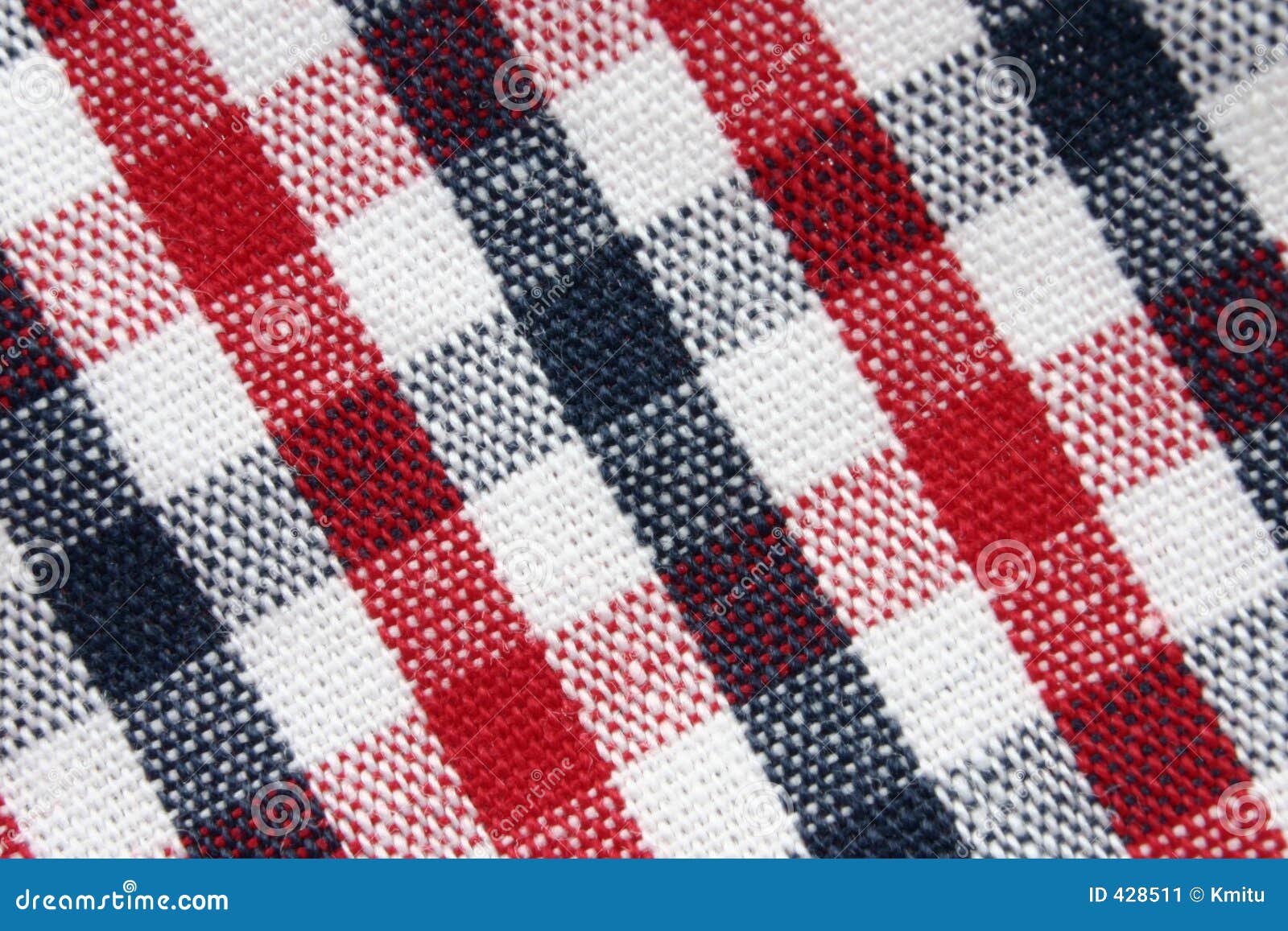 Macro of Colorful Grid Pattern Cloth Stock Image - Image of background ...