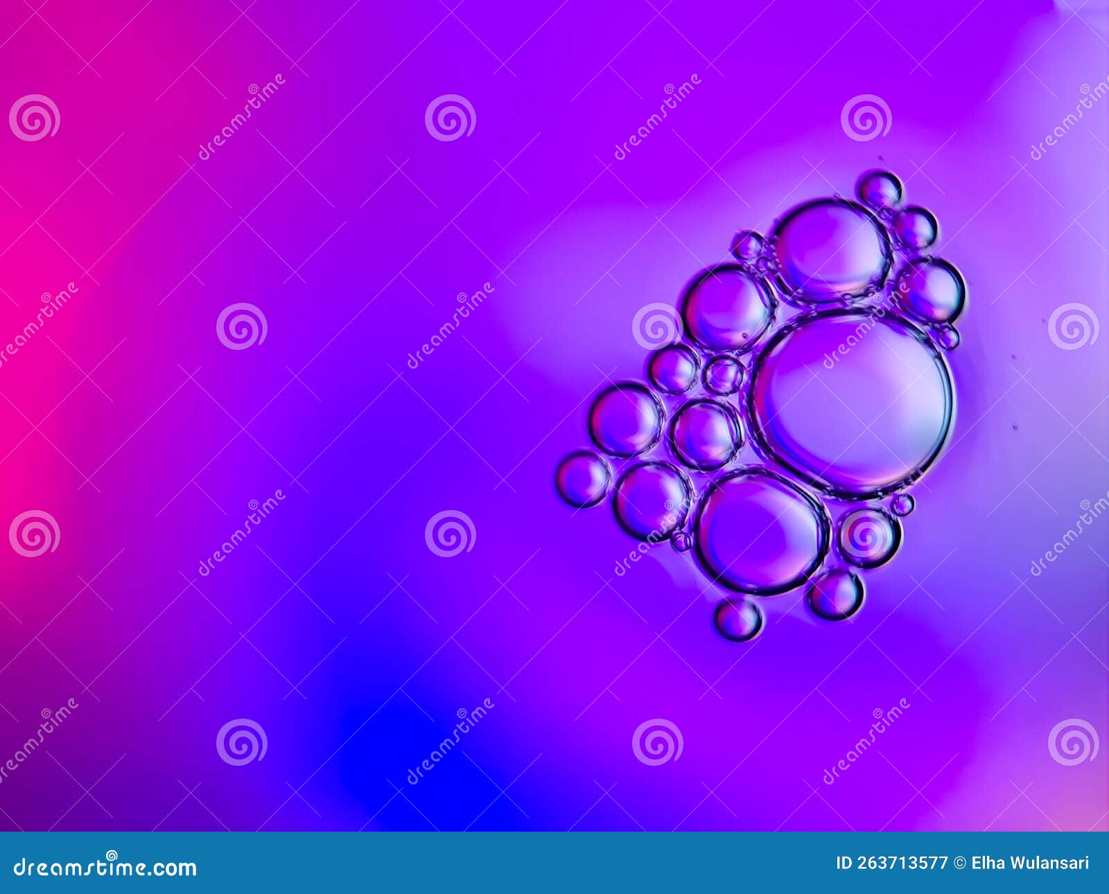 Macro Colorful Soap Bubbles Gradient Abstract Background Blue Pink ...