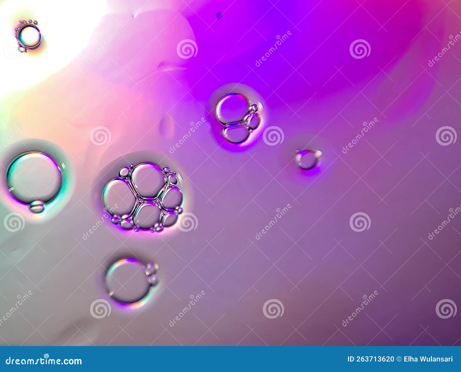 Macro Colorful Soap Bubbles Gradient Abstract Background Blue Pink ...