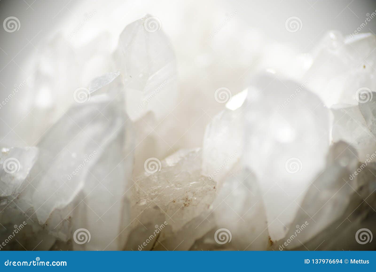 Macro of Colorless Quartz Crystall Selective Focus Stock Photo - Image ...