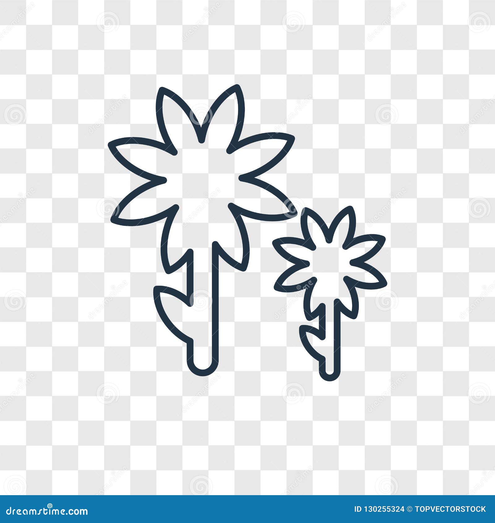 Macro Concept Vector Linear Icon Isolated on Transparent Background ...