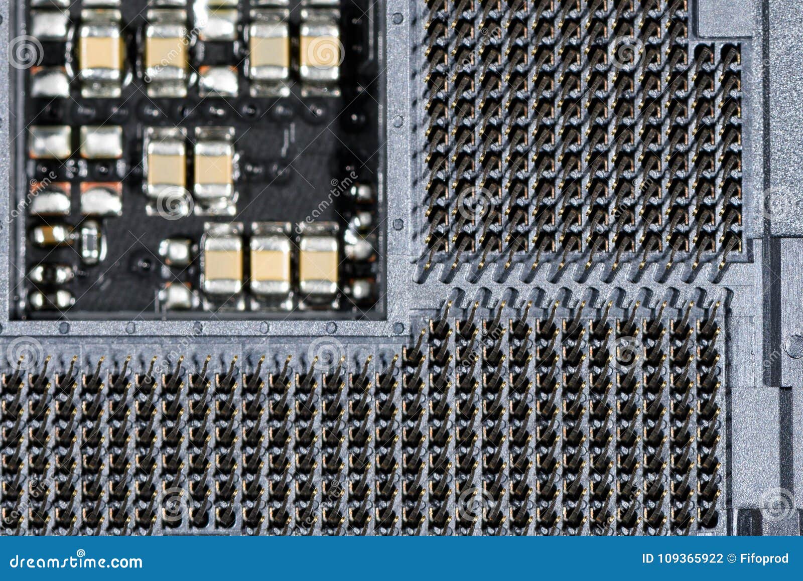 Macro of the Cpu Socket Showing the Extreme Small Connector Pins Stock ... Macro of the Cpu Socket Showing the Extreme Small Connector Pins Stock ...