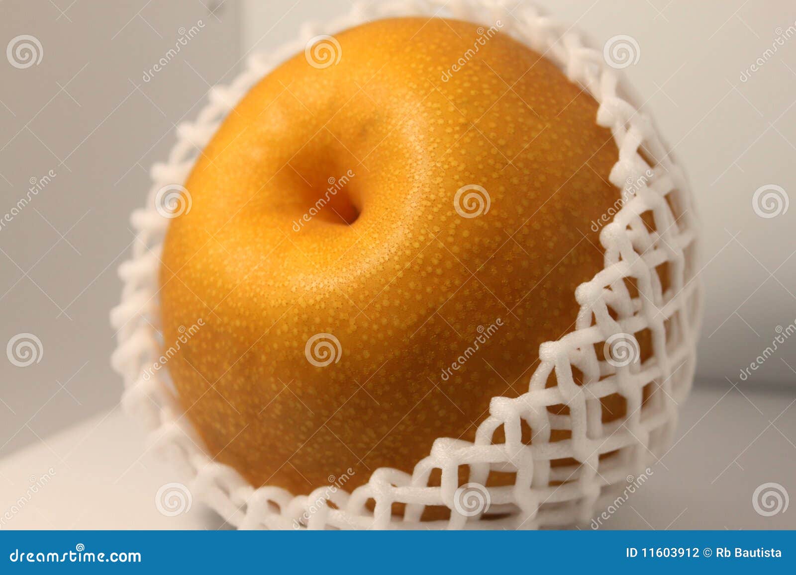 Macro Da Pera Japonesa De Nashi Foto de Stock - Imagem de verde, frutas ...