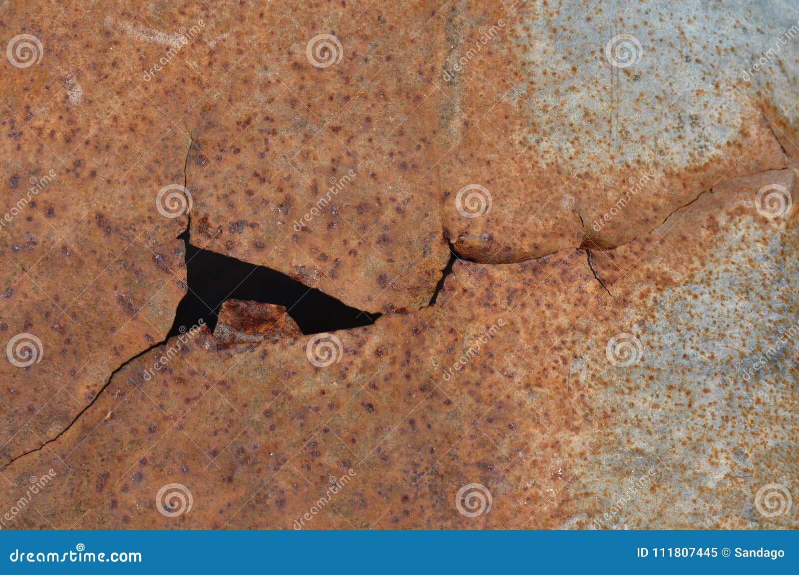 Torn rusty metal texture stock image. Image of crack - 111807445