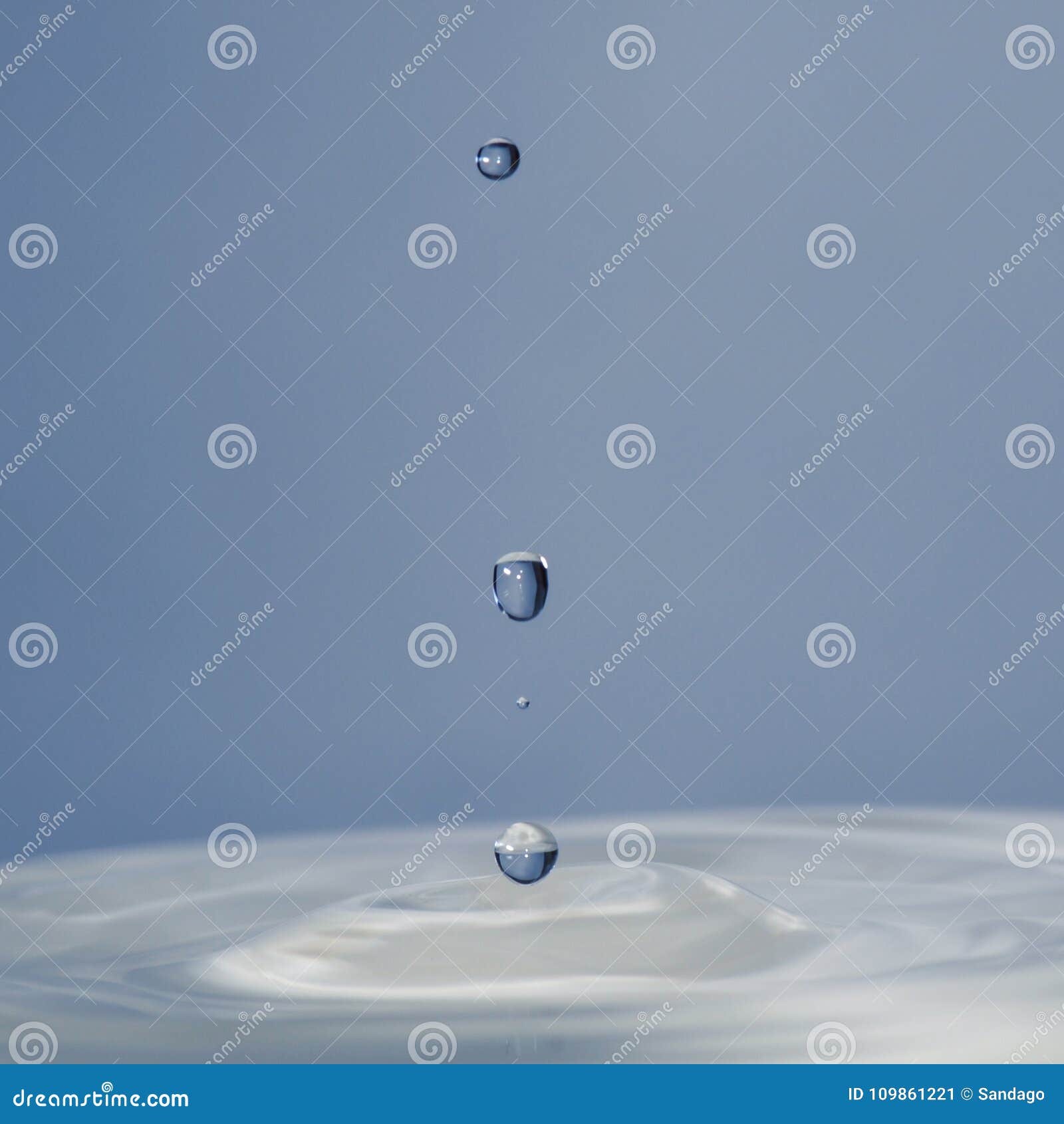 Water Drops Falling stock image. Image of cold, falling - 109861221