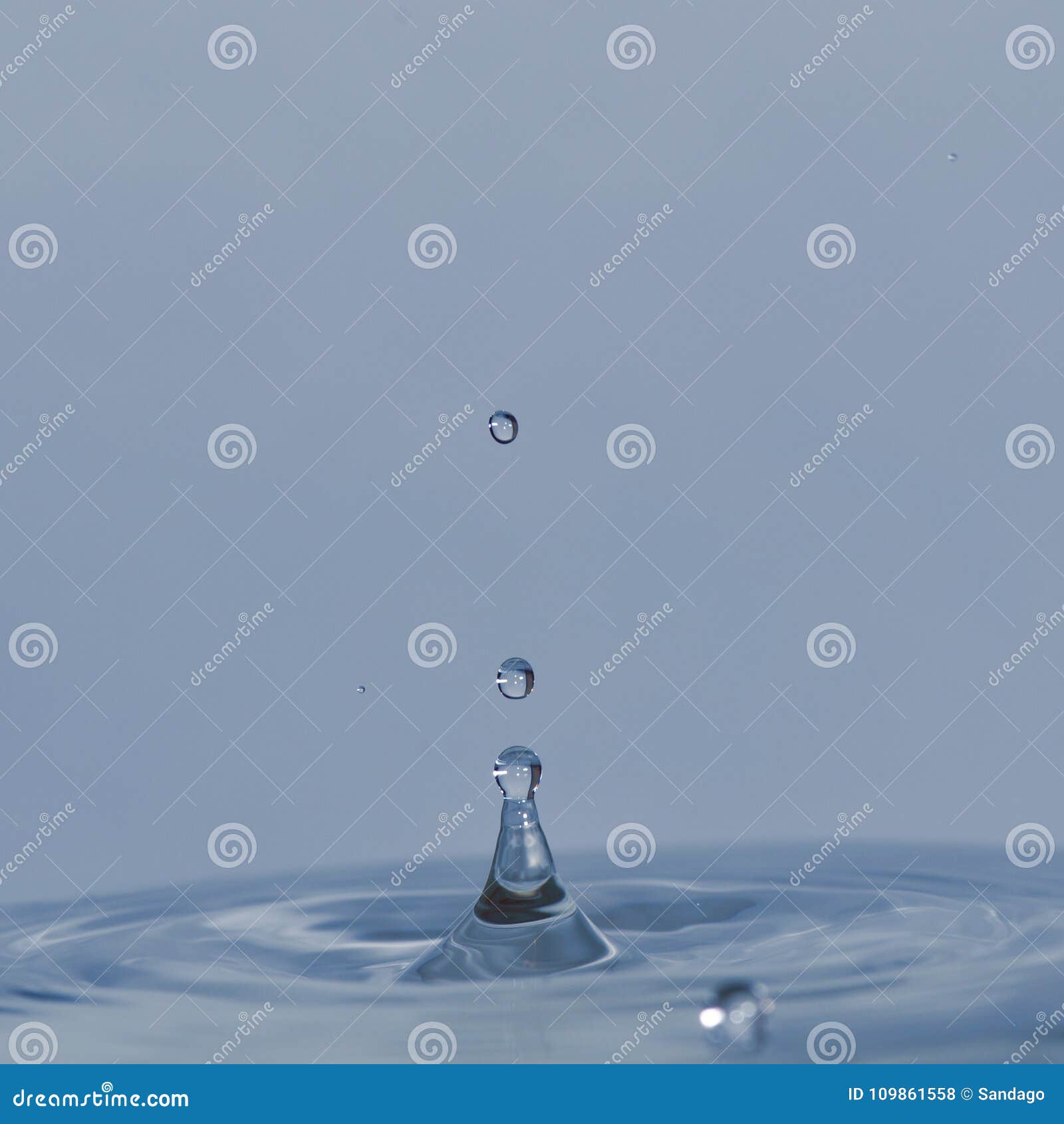 Water Drops Falling stock photo. Image of bubble, clear - 109861558
