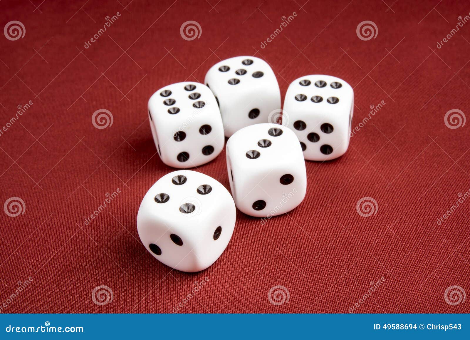 Macro of Dice with Shallow Depth of Field Stock Photo - Image of field ...
