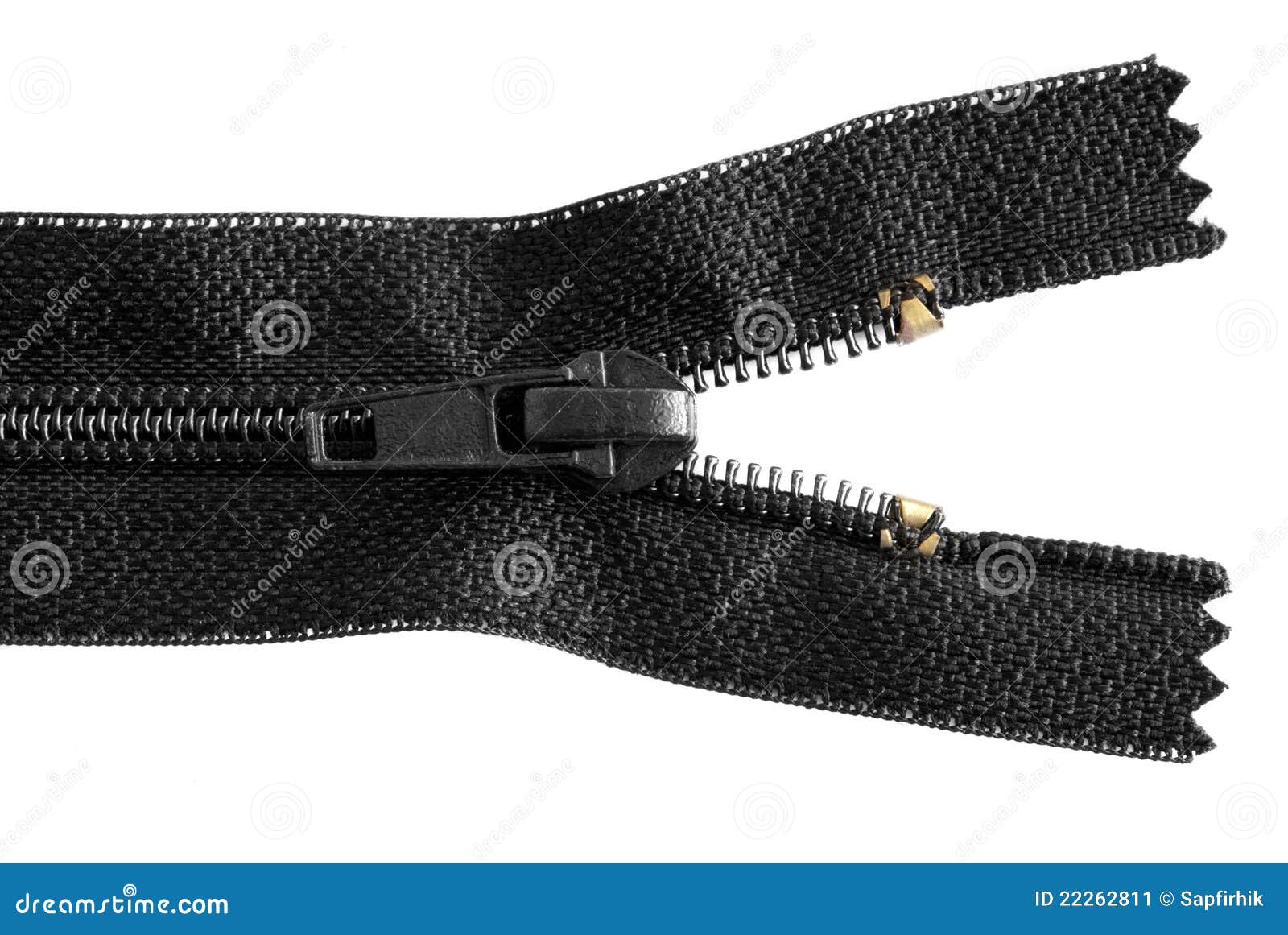 Macro do Zipper imagem de stock. Imagem de detalhe, divida - 22262811