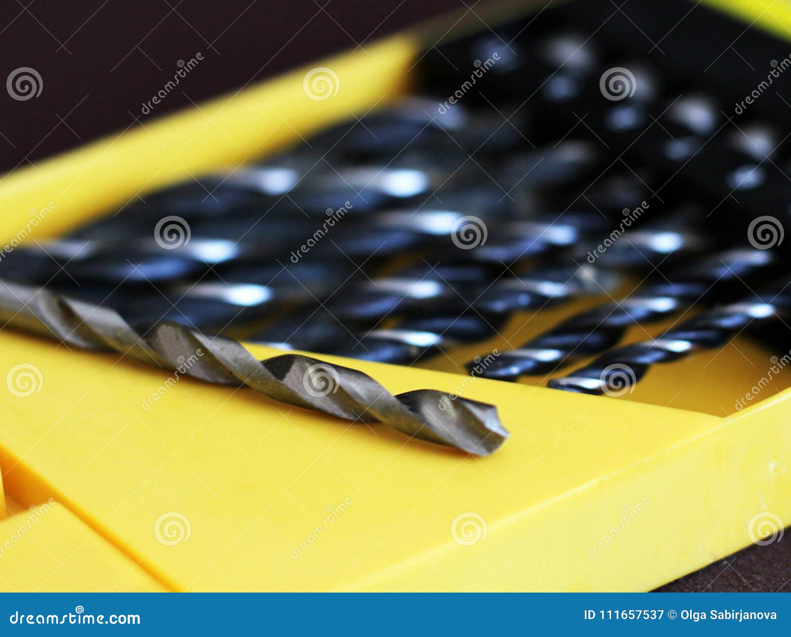 Macro of Drill Bits, Home Repair Tool Stock Image - Image of chips ...
