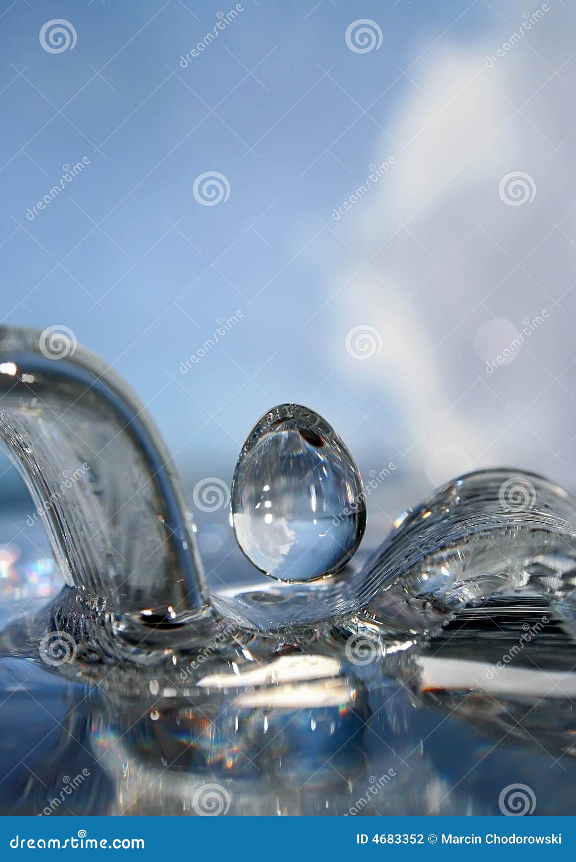 Macro drops of water stock photo. Image of natural, splashing - 4683352