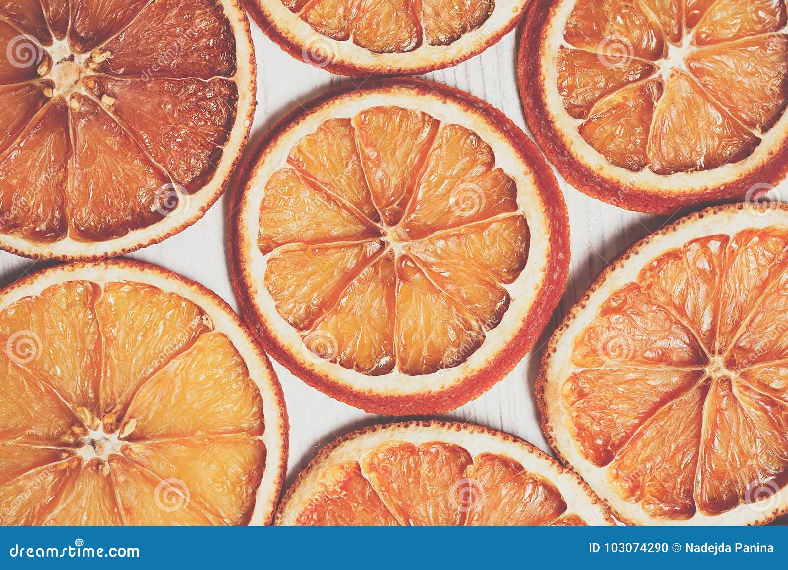 Macro of Dry Oranges. Flat Lay, Top View. Stock Photo - Image of ...