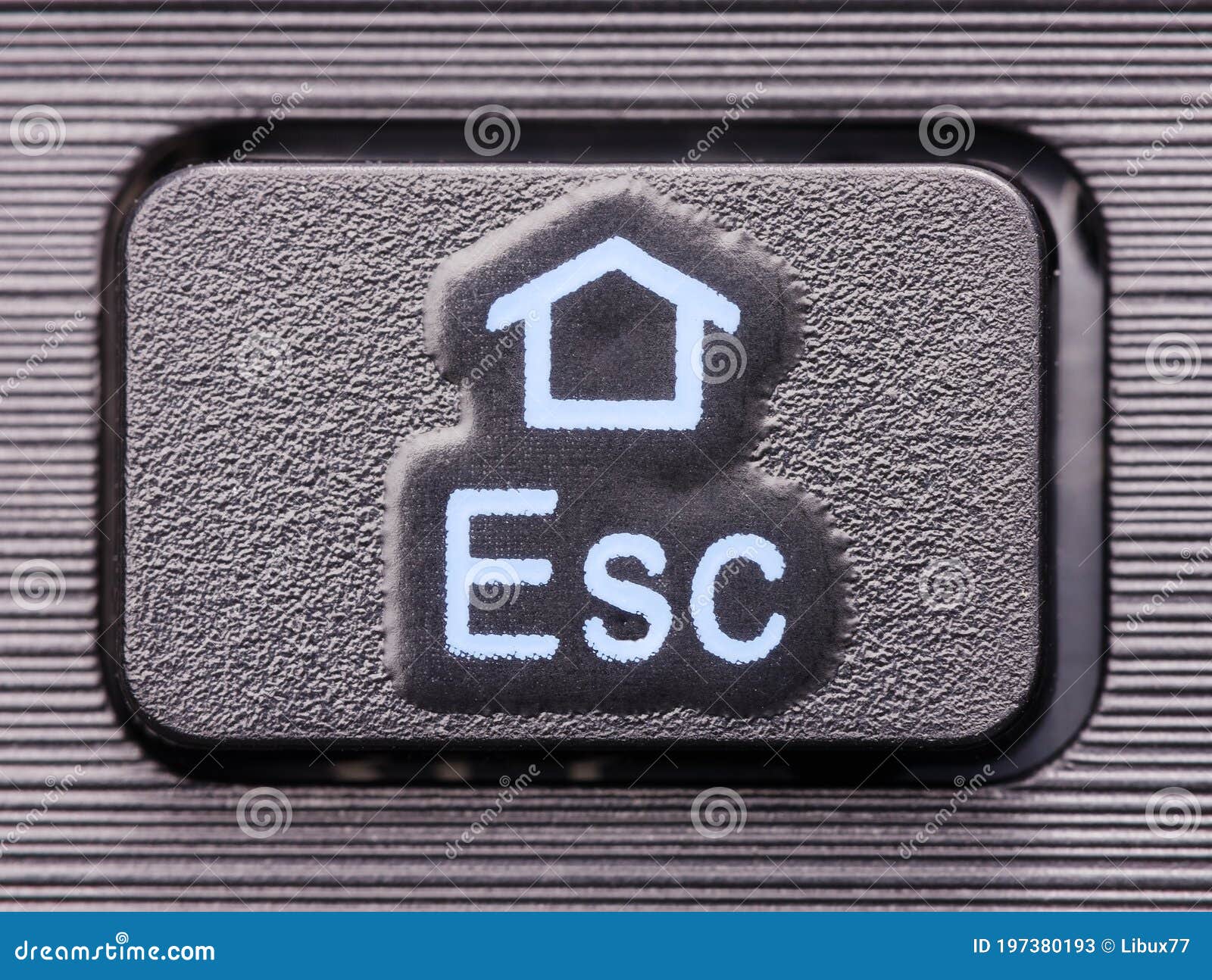 Macro Esc Key on Computer Keyboard Stock Image - Image of keyboard ...