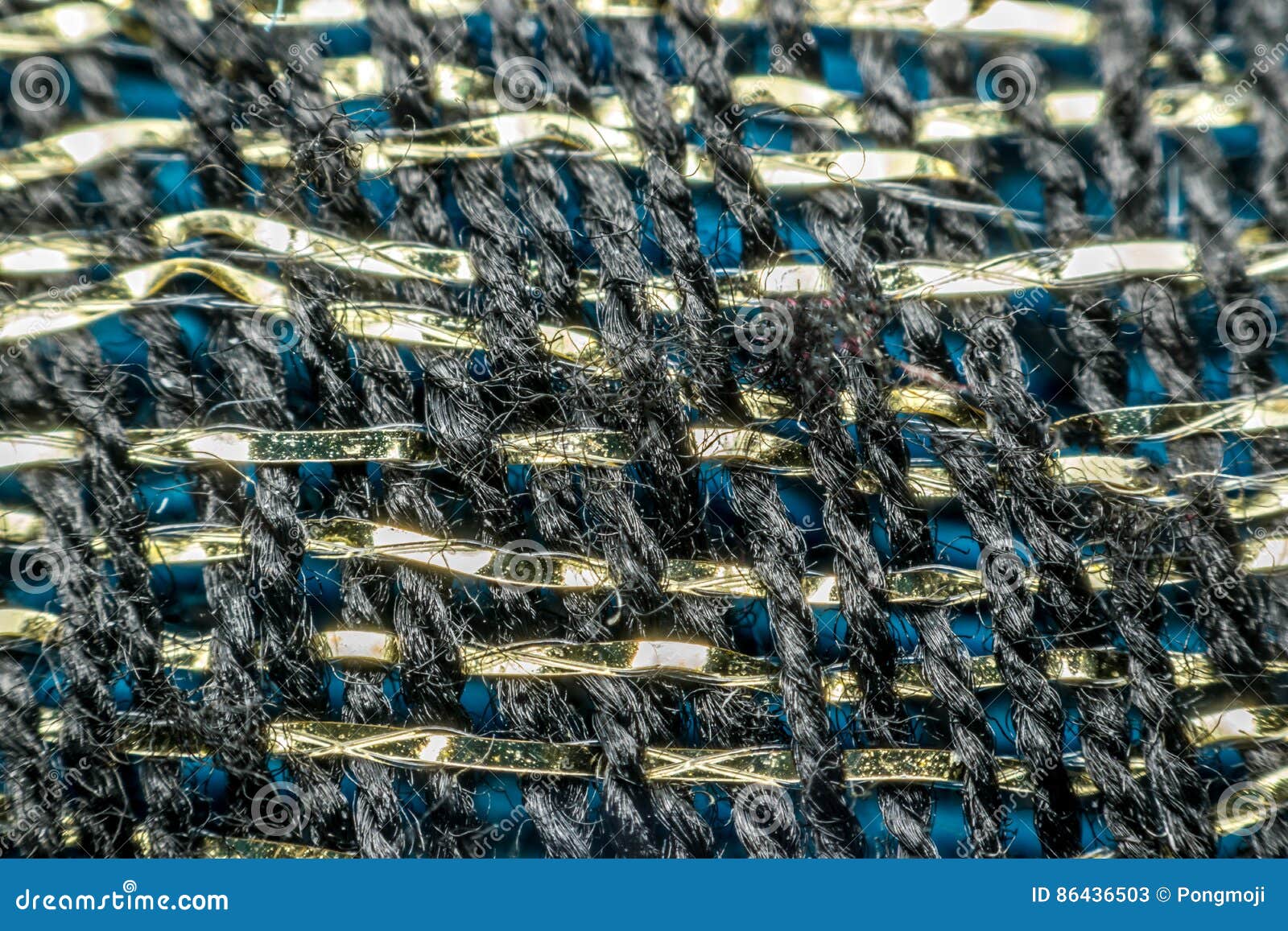 Macro of Fabric Weave Texture Surface Stock Image - Image of color ...