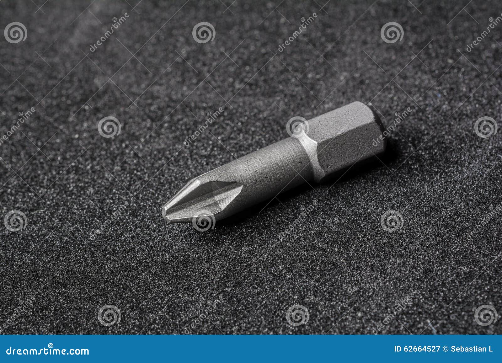 Macro of a Faint Phillips / Cross Bit Stock Image - Image of spin ...