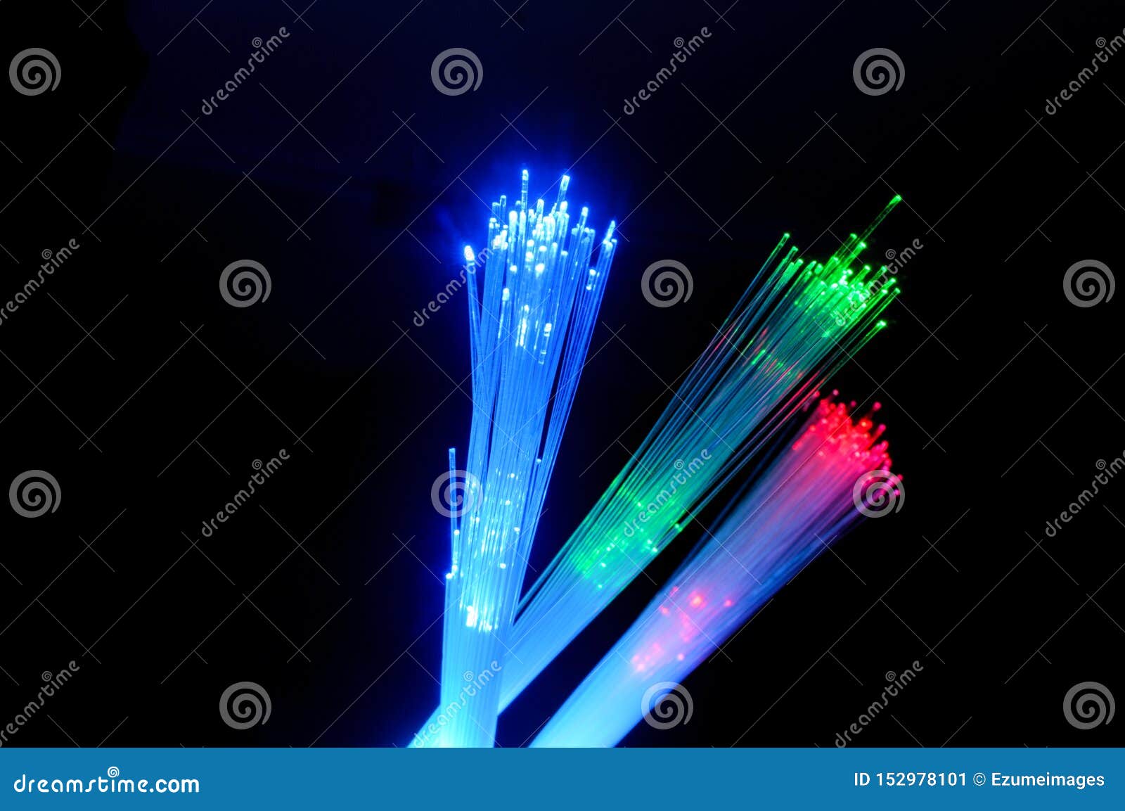Macro Fiber Optic Cable stock image. Image of media - 152978101