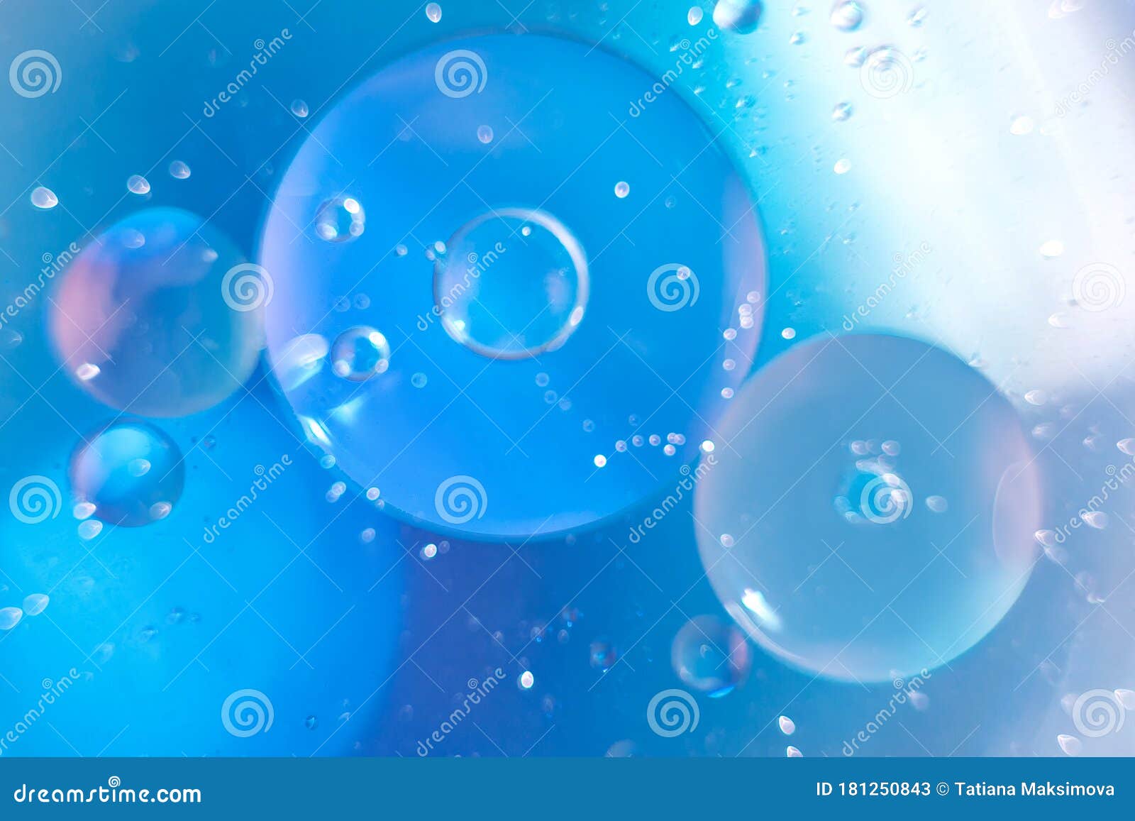 Macro Fluid, Abstract Blue Background Stock Image - Image of bokeh ...