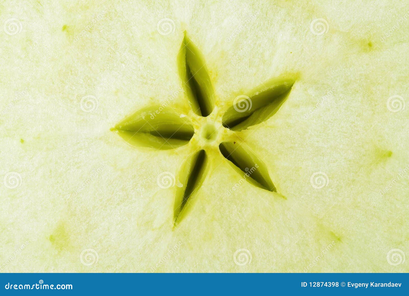 Macro Food Collection - Green Apple Stock Photo - Image of textured ...