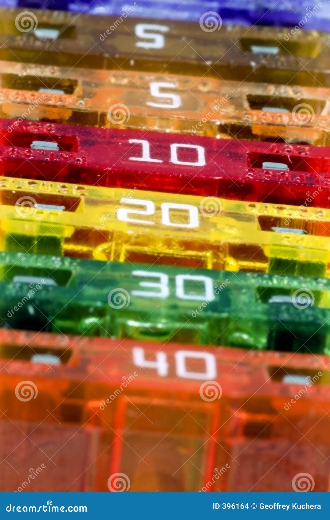 Macro Fuses - Wide Focus stock photo. Image of colour, electronic - 396164