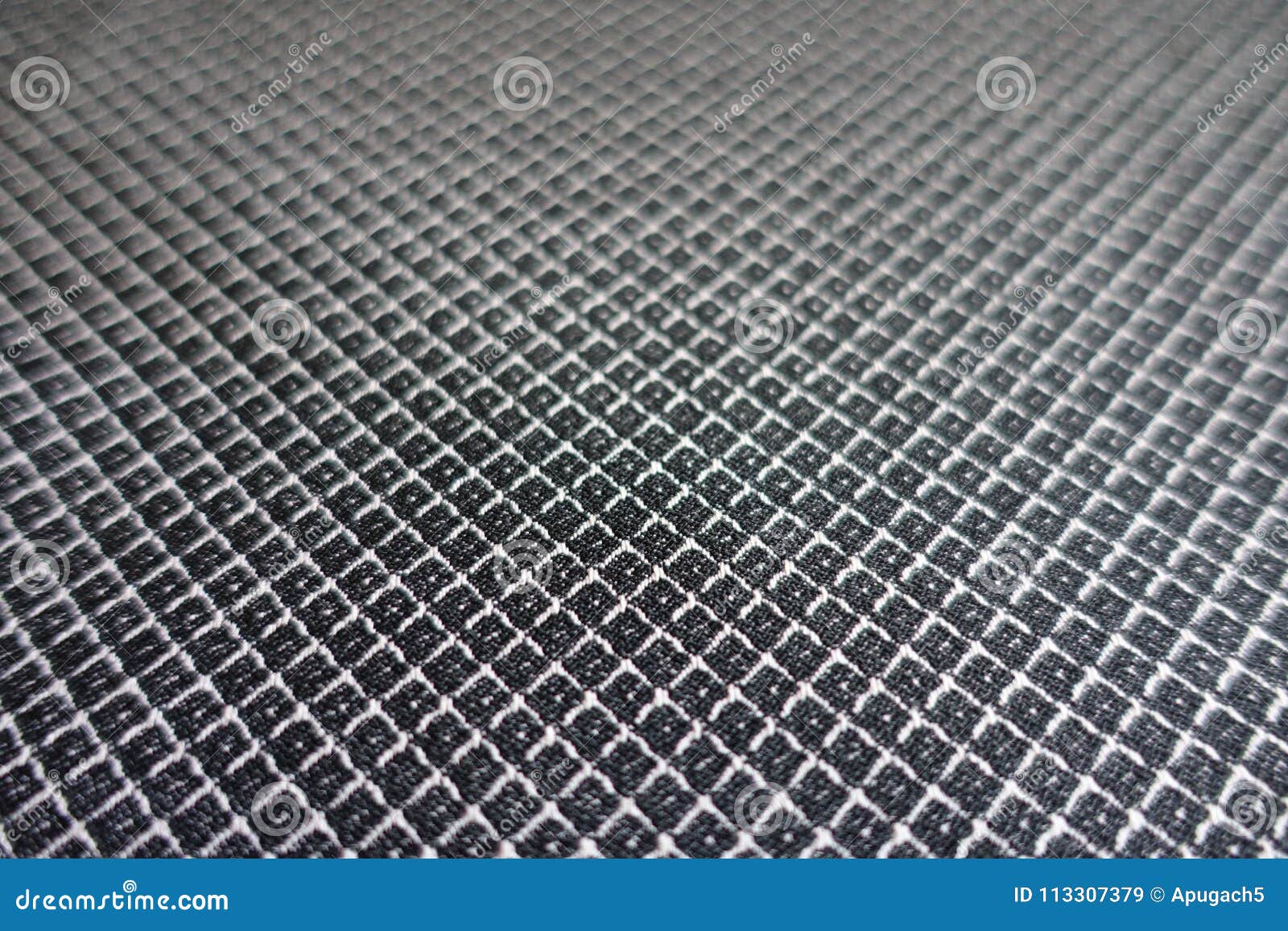 Macro of Grey Fabric with Diamonds Pattern Stock Image - Image of ...