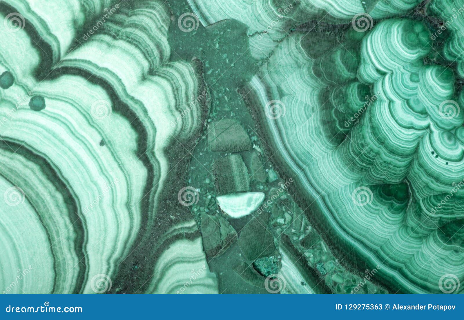 Macro of Green Malachite Texture Stock Image - Image of geology, nature ...