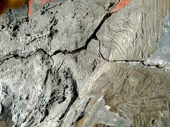The Macro of Grunge Cement is Occurring on the Wall Surface Texture of ...