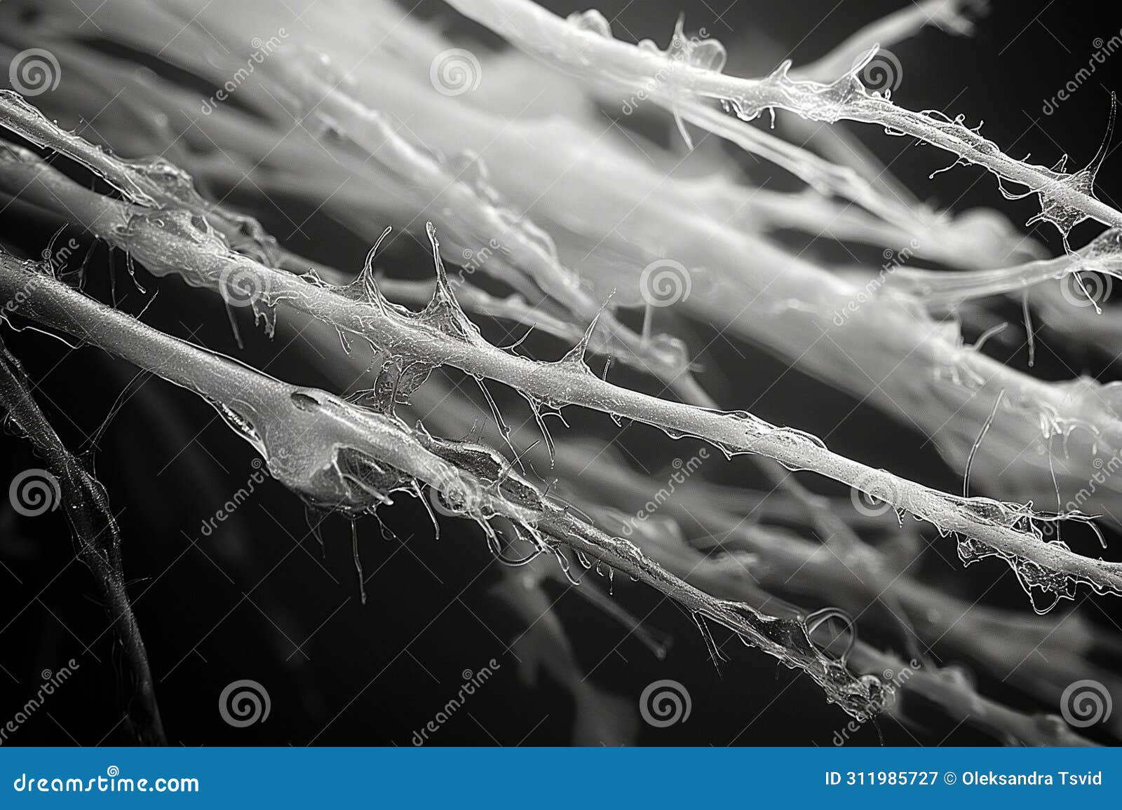 Macro of Hair Structure, Structure of Human Hair in an Electron ...