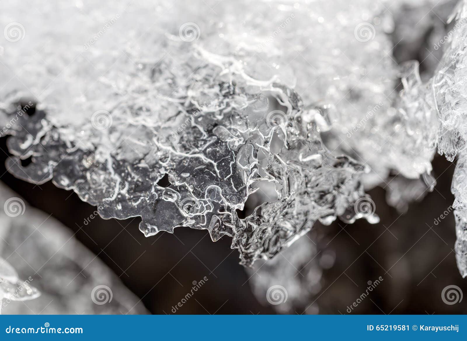 Macro of Ice stock image. Image of backdrop, cold, season - 65219581