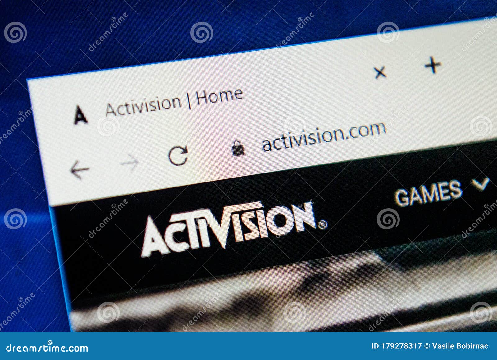Activision.com Web Site. Selective Focus. Editorial Photography - Image ...