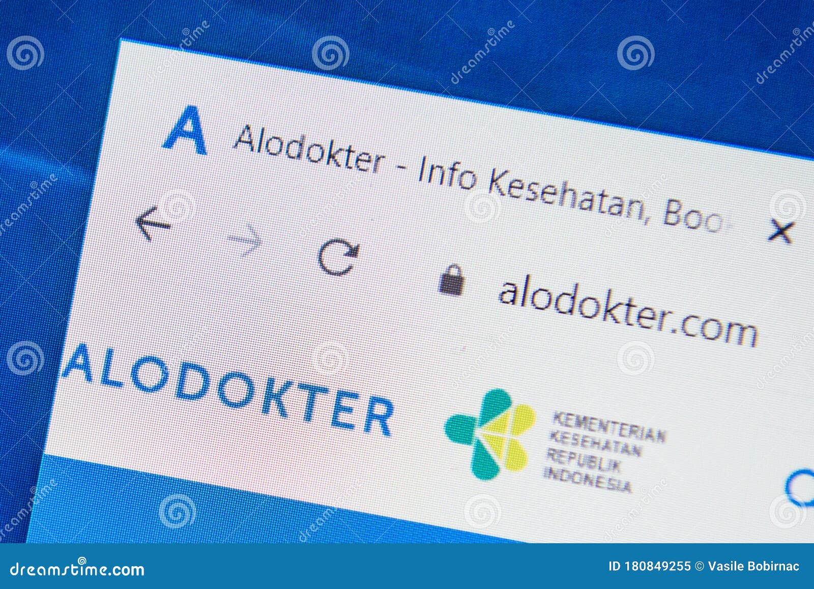 Alodokter.com Web Site. Selective Focus. Editorial Image - Image of ...