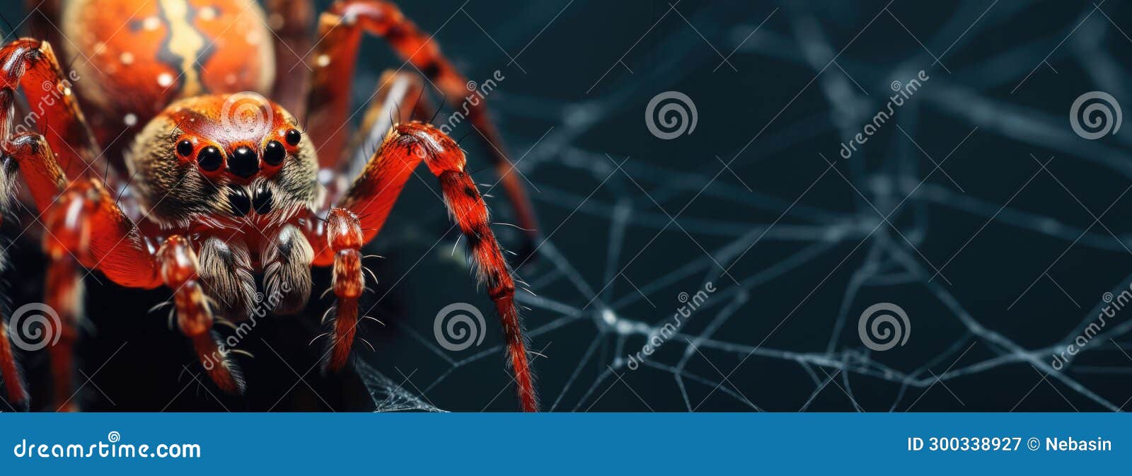 Macro Image Capturing the Fear-inducing Features of a Spider Up Close ...