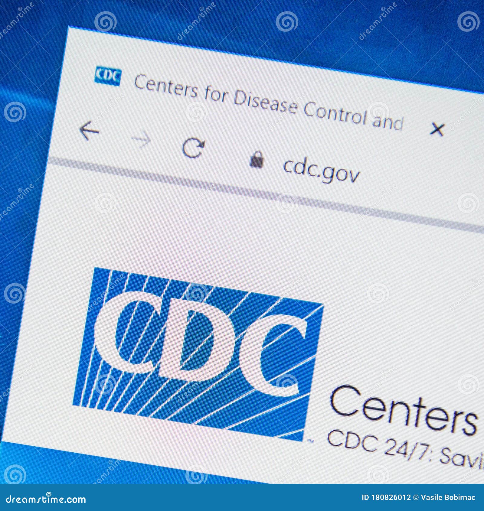 Cdc.gov Web Site. Selective Focus. Editorial Photography - Image of ...