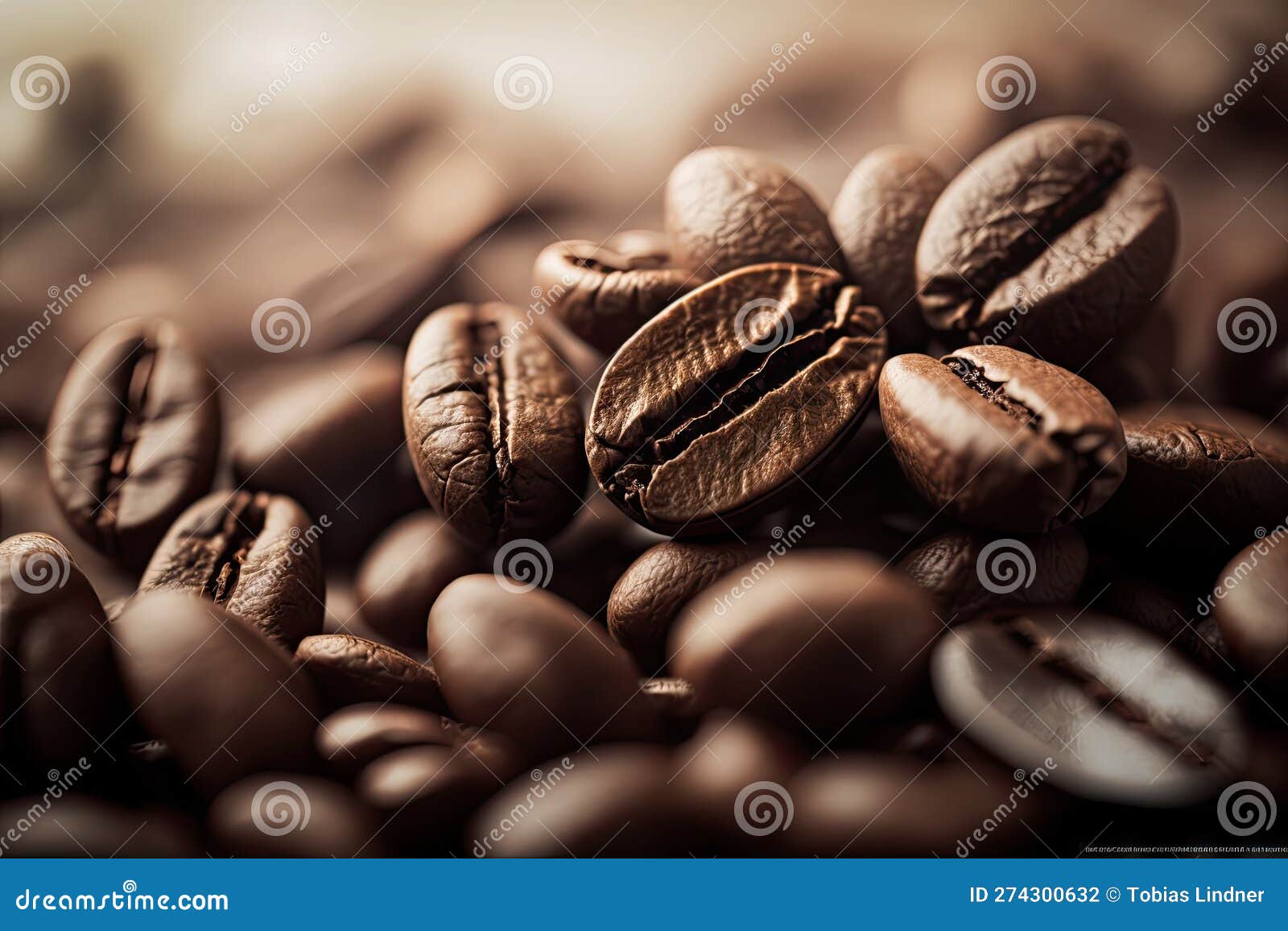 Macro Image or Close-up of Coffee Beans Stock Illustration ...